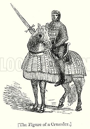 The Figure Of A Crusader Stock Image Look And Learn