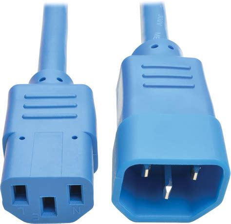 Tripp Lite Standard Computer Power Extension Cord 10a 18 Awg Iec 320 C14 To Iec