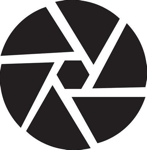 Camera Shutter Icons Camera Lens Diaphragm Aperture Icon Black Camera Camera Shutter Icons