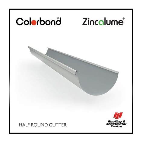 Roofing And Sheetmetal Centre Half Round Gutter