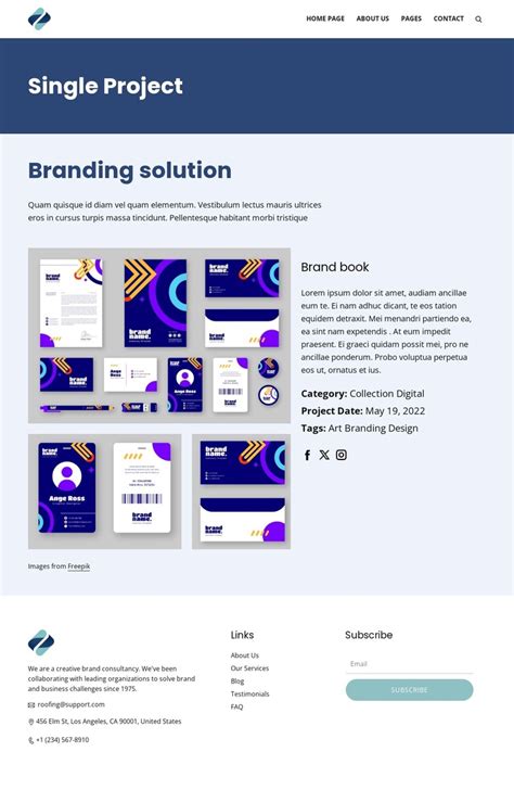 Branding solution - CSS Template by Nicepage