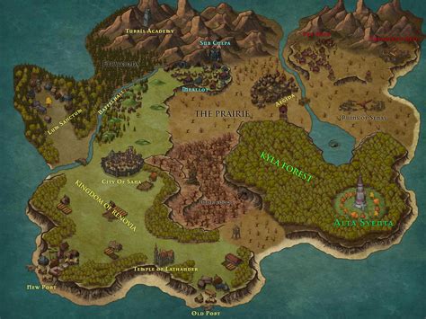 Small Island For My First Dnd Campaign As A Dm Rinkarnate