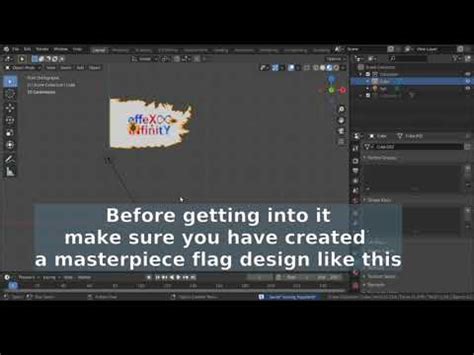 Waving Flag Blender Tutorial Without Physics Simulation YouTube