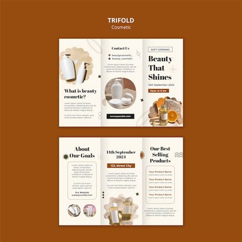 Free Psd Cosmetic Template Design