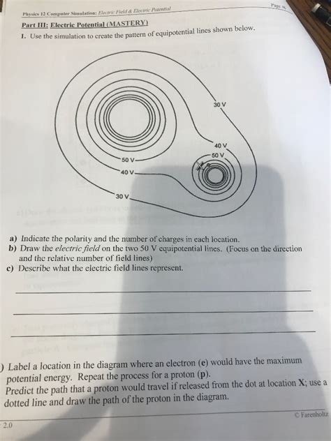 Solved Describe What Would Happen To An Electron Placed Chegg Com