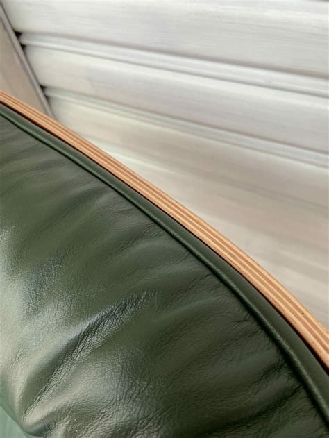 Charles Eames Lounge Chair Green Leather And Rosewood