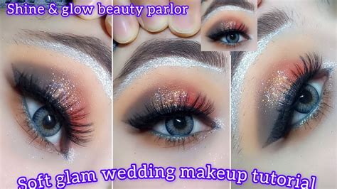 Soft Glam Wedding Makeup Tutorial Easy Eye Makeup Tutorial Step By