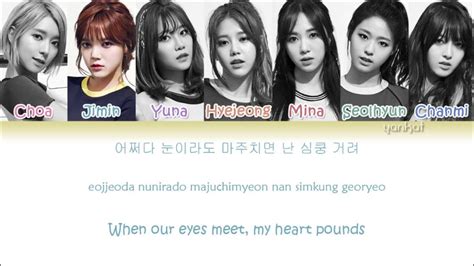 Aoa Heart Attack 심쿵해 Color Coded Hanromeng Lyrics Youtube