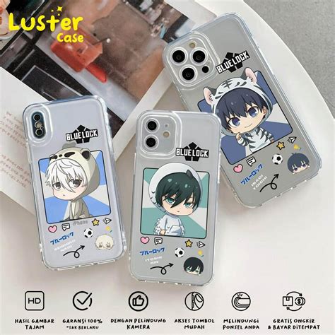 Case Poco F3 X3 X3 PRO X3 NFC X3 GT M3 M3 PRO 5G M4 PRO M5 M5 PRO M5S Luster Case Blue Lock