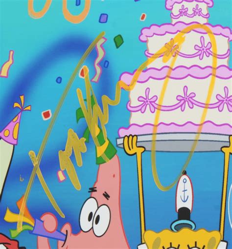 Tom Kenny Signed Spongebob Squarepants 11x14 Photo Jsa Coa