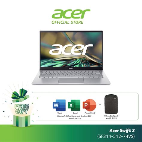 Acer Swift 3 Sf314 512 Price In Malaysia And Specs Rm4799 Technave