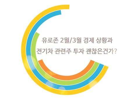 유로존유럽연합 경제상황과 전기차시장 주식투자 괜찮아 네이버 블로그