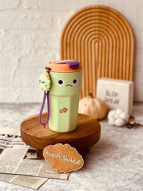 خرید تراول ماگ فانتزی رنگی کد00115 خانه شکلاتی