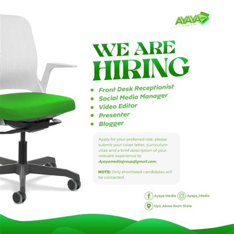 Ayaya Media Is Hiring Jobs Vacancies Nigeria