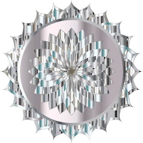 Prismatic Mandala Line Art 13 Openclipart