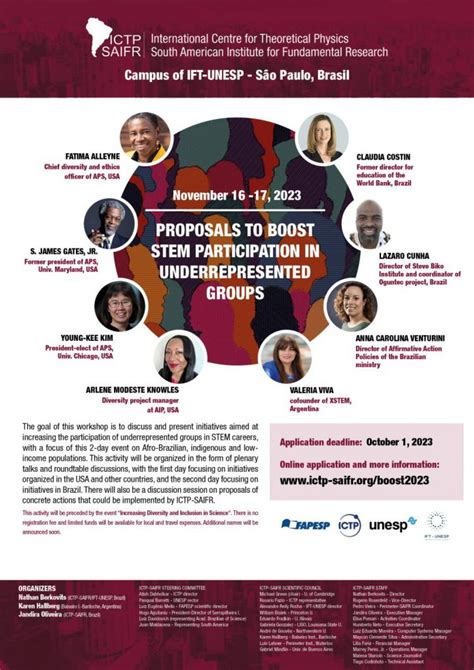 Ictp Saifr Proposals To Boost Stem Participation In Underrepresented Groups