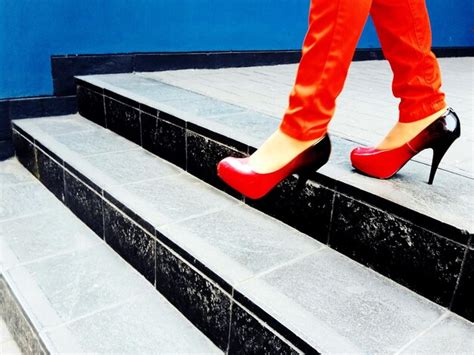 Premium Photo Red High Heels