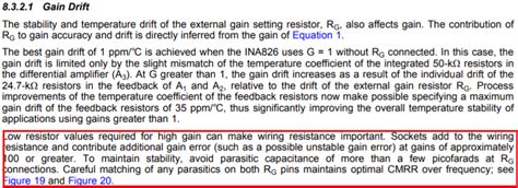 INA826 Is There Any Problem When The Gain Is 1000V V Amplifiers