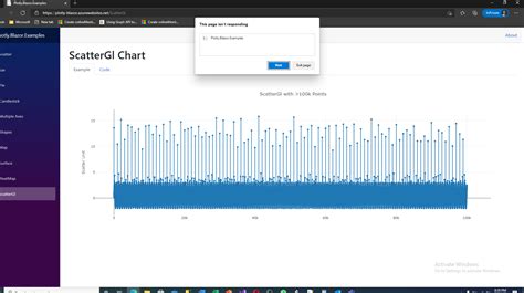 Slow Rendering Of Line Graph With 100000 Data Points Issue 99