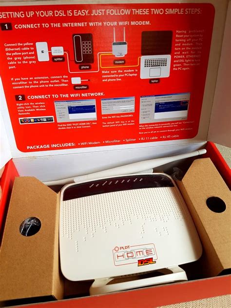 PLDT WiFi Modem Router DSL Computers Tech Parts Accessories Cables Adaptors On Carousell