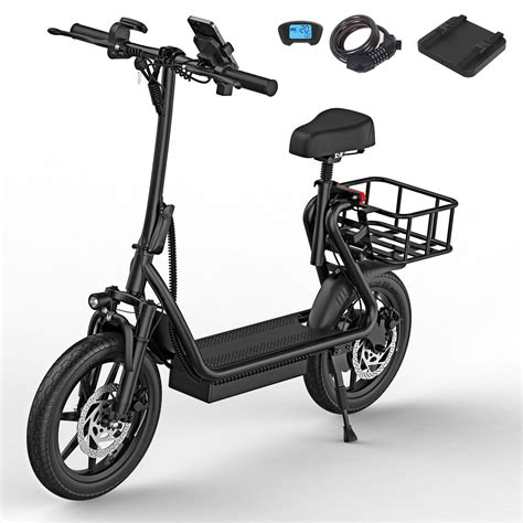 Aovopro Esbs 500w 14 Inch Commuter Electric Scooter 104ah With Seat