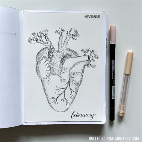 February Bullet Journal Theme Ideas Bullet Journal Monthly