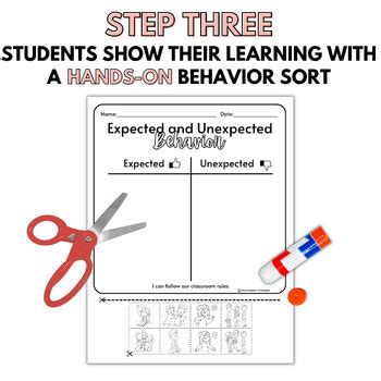 Expected And Unexpected Behaviors Activities Classroom Rules Posters