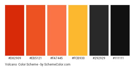Volcano Color Scheme Black