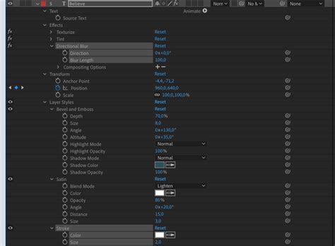 Effects Dont Work Properly Due To Stroke Layer Style On Text Layer