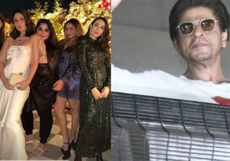 Shah Rukh Khan 58th Birthday Bash Kareena Kapoor Khan Karisma Kapoor