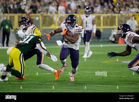 Chicago Bears Running Back Khalil Herbert 24 During An Nfl Football