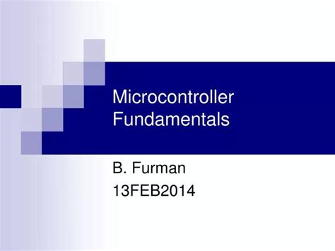 Ppt Microcontroller Fundamentals Powerpoint Presentation Free