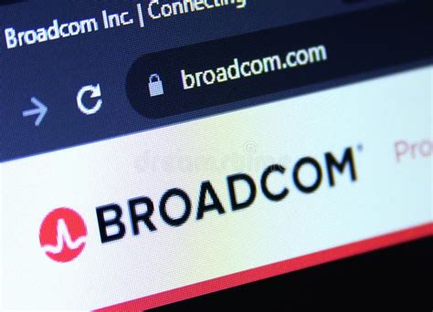 Broadcom Company Logo Editorial Image Image Of Signs 298203025