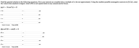 Solved Using The Smallest Possible Nonnegative Answers In