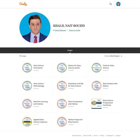 khalil nait bouzid on linkedin ibm coursera credly datascience dataanalysis machinelearning…