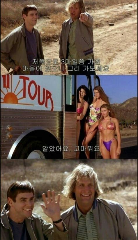 수영복 입은 여자들이 남자 2명에게 유머 재미 감동 네모판