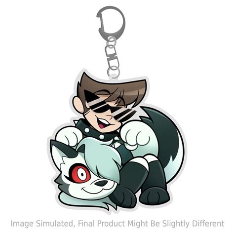 Agent 1 Full Moon Acrylic Keychain PRE ORDER Nel 2024