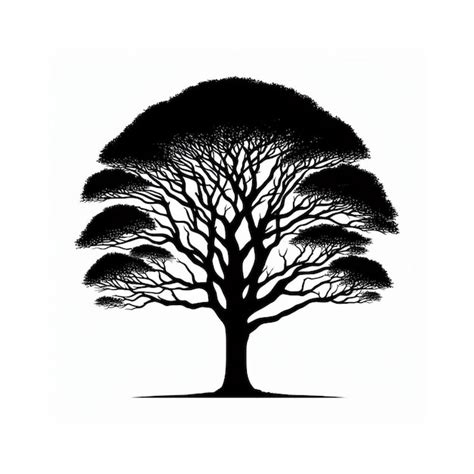 Premium Vector Tree Silhouette Editable Vector Illustration Isolated