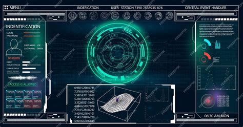 Premium Vector Digital Radar Monitoring Station