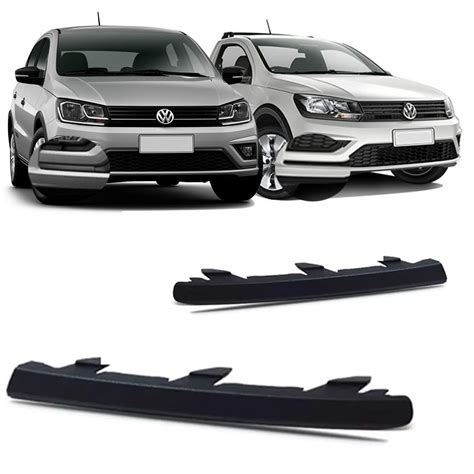 Moldura Parachoque Dianteiro Gol Saveiro Voyage G8 2018 2019 2020 2021