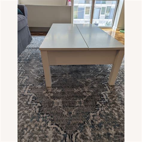 Ikea White Coffee Table With Storage Aptdeco