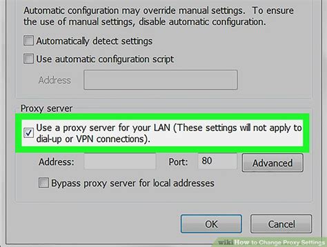 7 Ways To Change Proxy Settings WikiHow