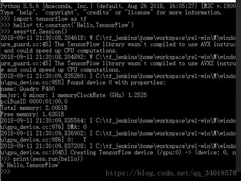 Tensorflow在windows上的安装之路tensorflowjs Windows安装 Csdn博客