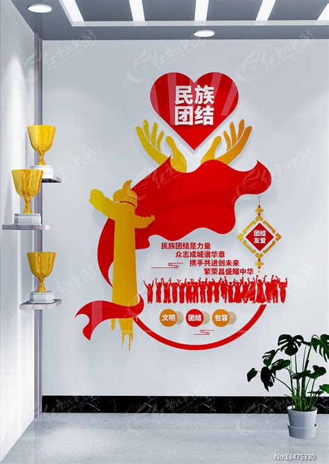 民族团结党建文化墙图片下载 红动中国