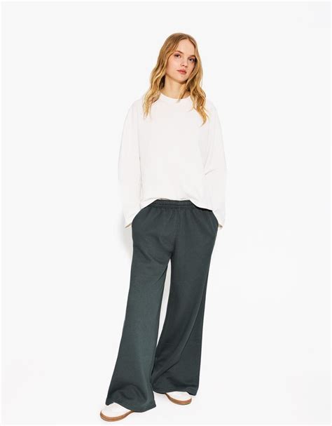 Langarmshirt Aus Baumwolle Damen Bershka