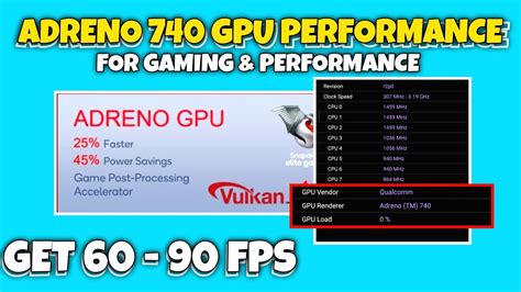 Enable Adreno 740 Gpu Performance Max Performance And Max Frame Rate