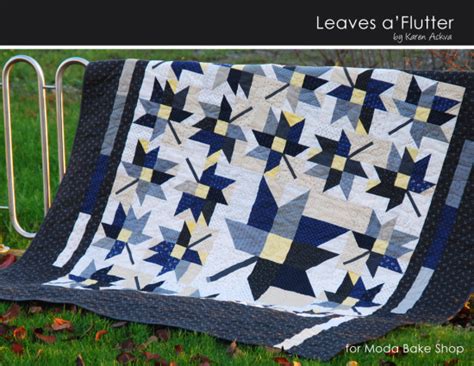 Timehop Leaves Aflutter Quilt