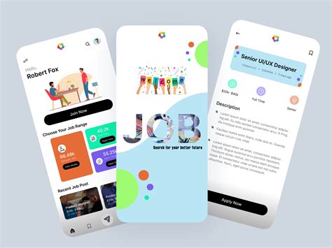 Job Finder Mobile App By Md Sajib Miah On Dribbble