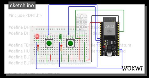 Manejo De Sensores Y Actuadores Wokwi Esp32 Stm32 Arduino Simulator