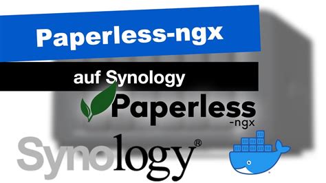 Paperless Ngx Auf Synology Youtube